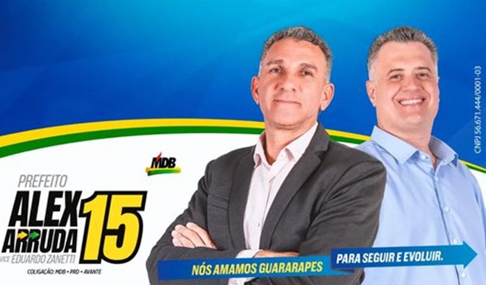 Prefeito de Guararapes, Alex Arruda, é reeleito com mais de 60% dos ...